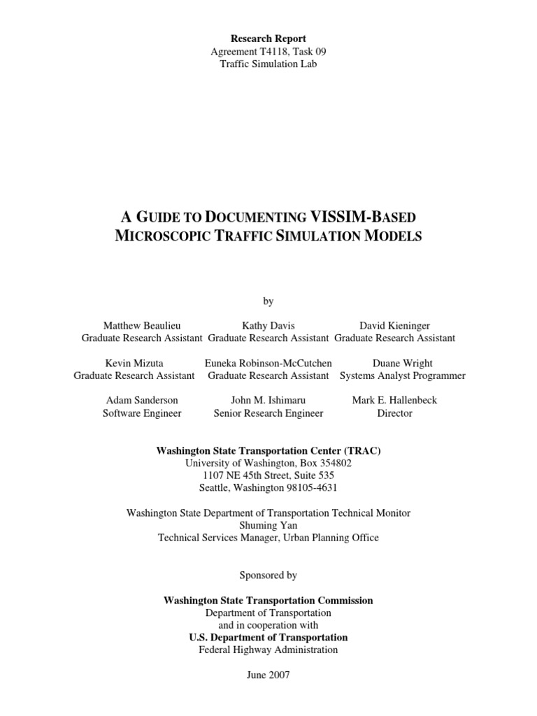 Tutorial Vissim | Download Free PDF | Simulation | Traffic