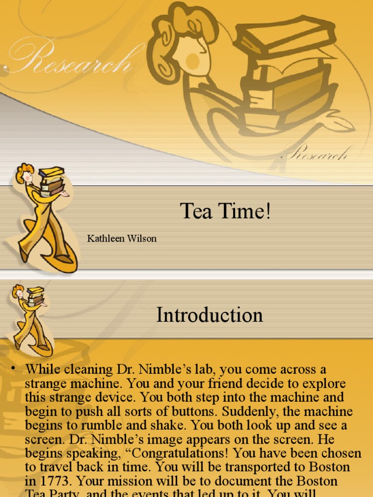 Tea Time!: Kathleen Wilson | PDF | Rubric (Academic) | Newspapers