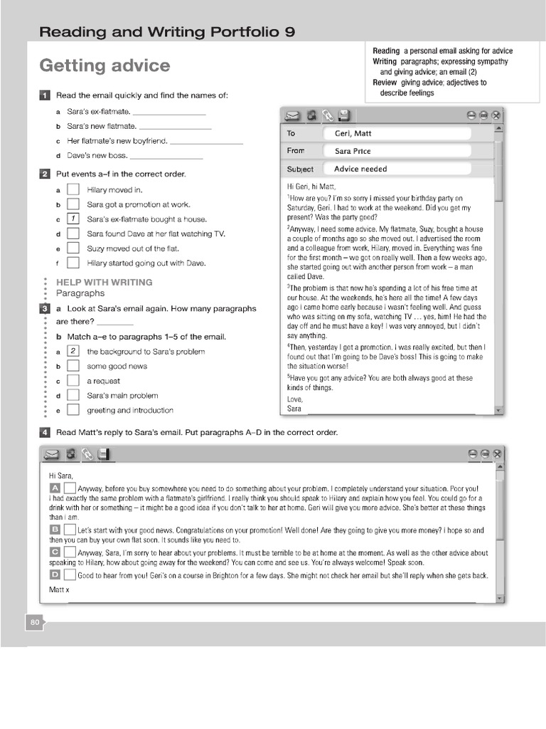 16INS1105N Reading and Writing Portfolio 9 - Face2face | PDF