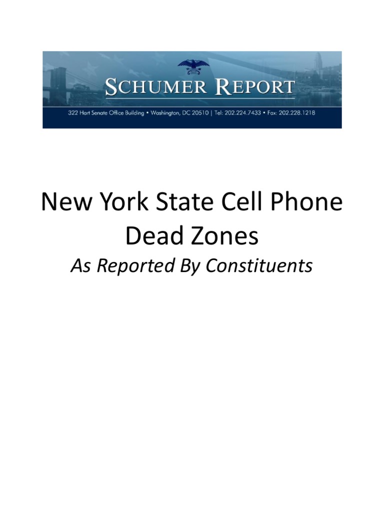 Schumer Map 9 7 16 - Upstate NY Cell Phone Dead Zones As Reported by ...