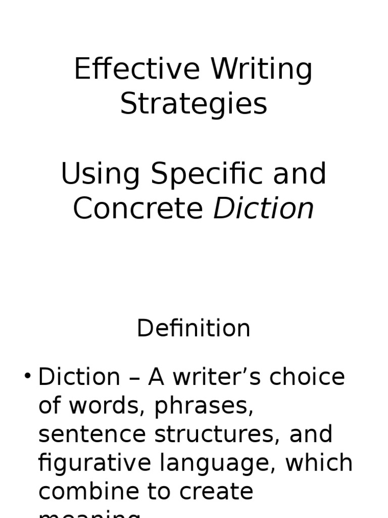 Diction | PDF | Slang | Communication