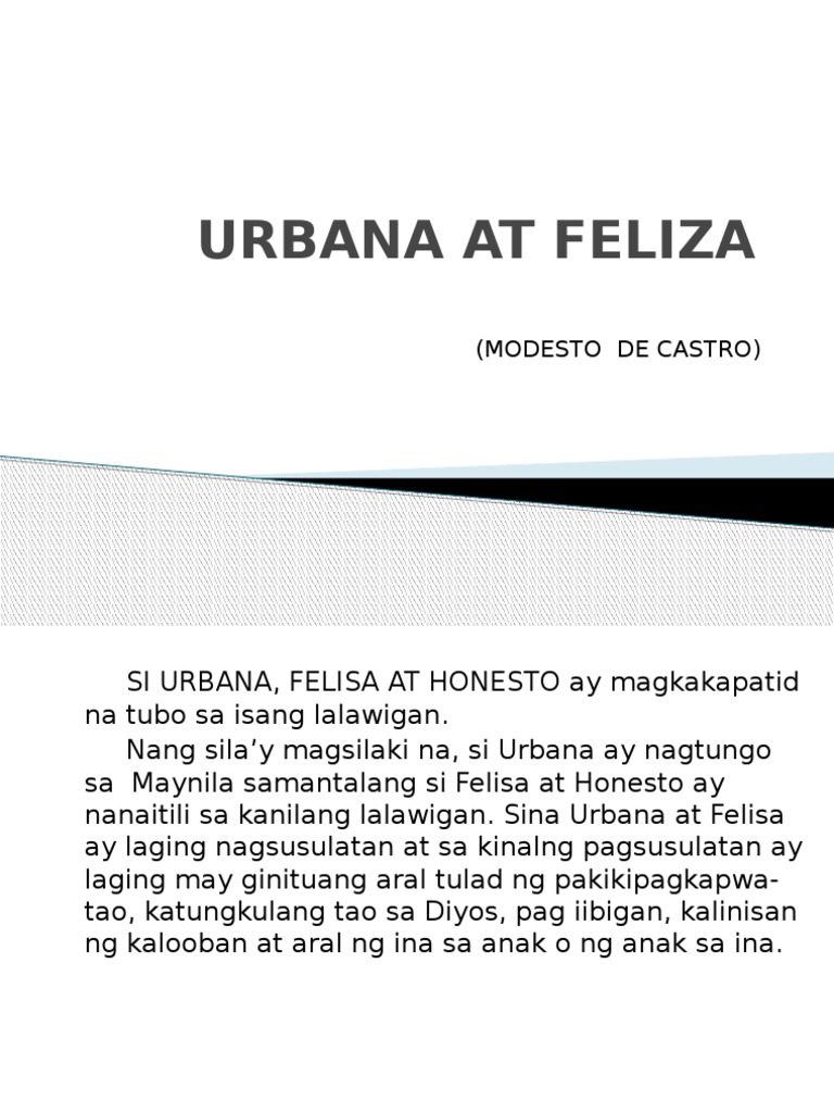 Urbana at Feliza