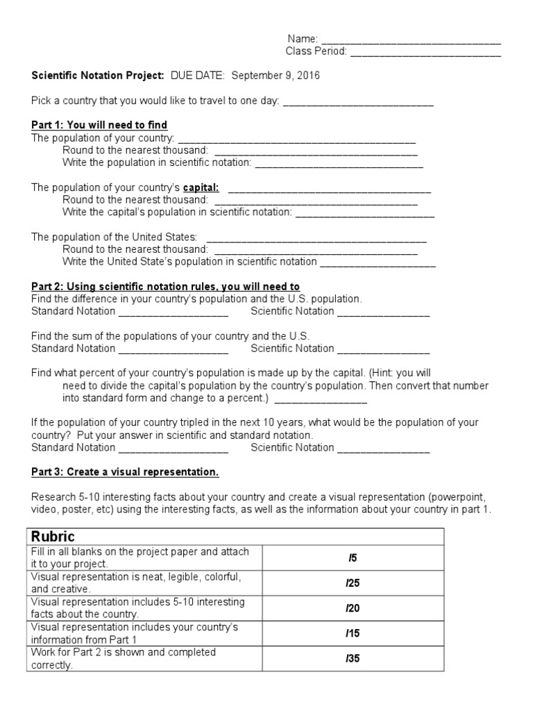 Scientificnotationproject | PDF | Art