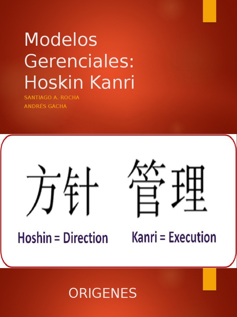 Hoshin Kanri | PDF