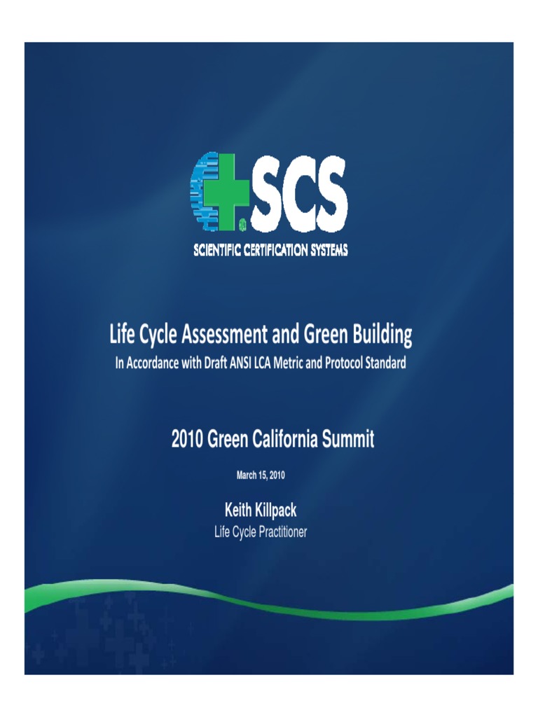 LEED and LCA (Green Building) | PDF | Life Cycle Assessment | Green ...