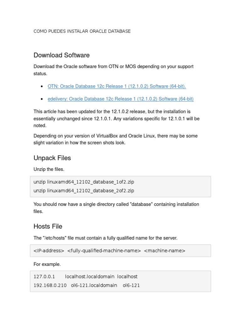 Software | PDF | Oracle Database | Superuser