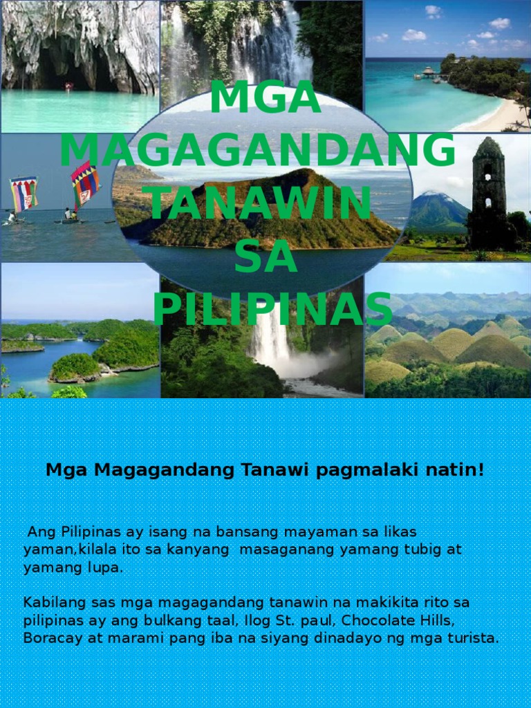 Mga Magagandang Tanawin Sa Pilipinas | PDF