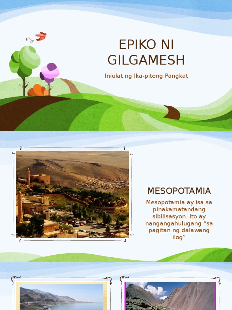 Epiko Ni Gilgamesh Filipino 10 | PDF