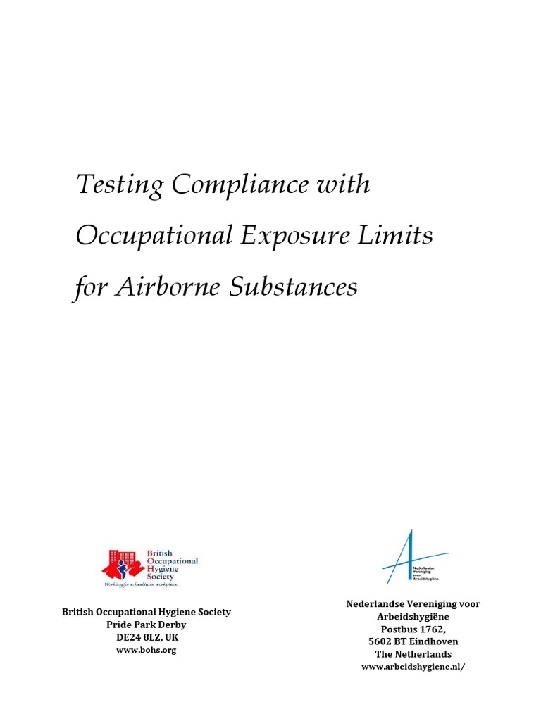 2011 12 Bohs Nvva Sampling Strategy Guidance | PDF | Occupational ...