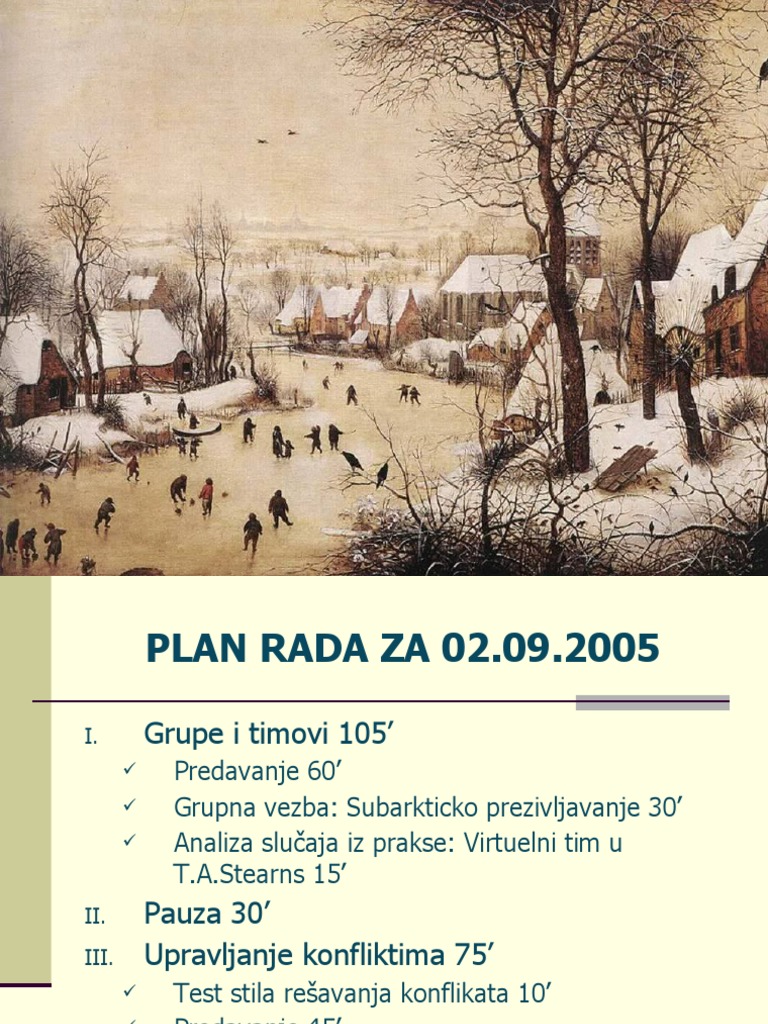 Grupe I Timovi | PDF