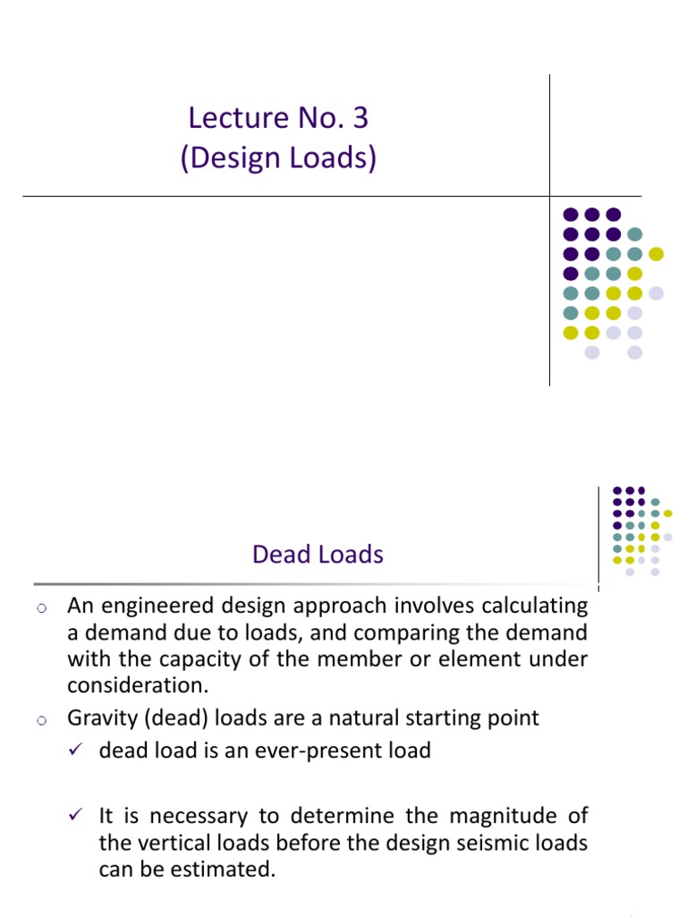 Design Loads | PDF | Framing (Construction) | Roof