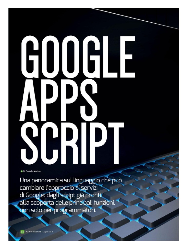 Google Apps Script | PDF