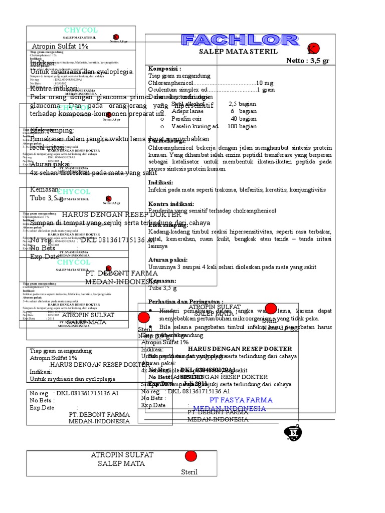 Brosur Dan Etiket Tube Silmi | PDF