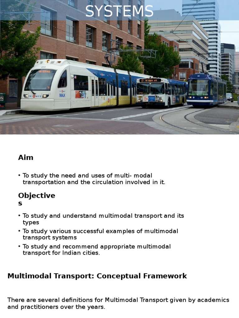 Multimodal Transport Systems | Public Transport | Rapid Transit