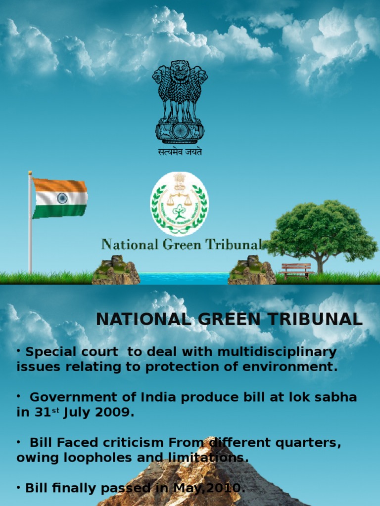 NGT PPT Final | Download Free PDF | Pollution | Ecology