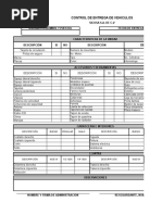 Plantilla de Control de Vehiculos Excel | PDF | Vehículos con tracción ...