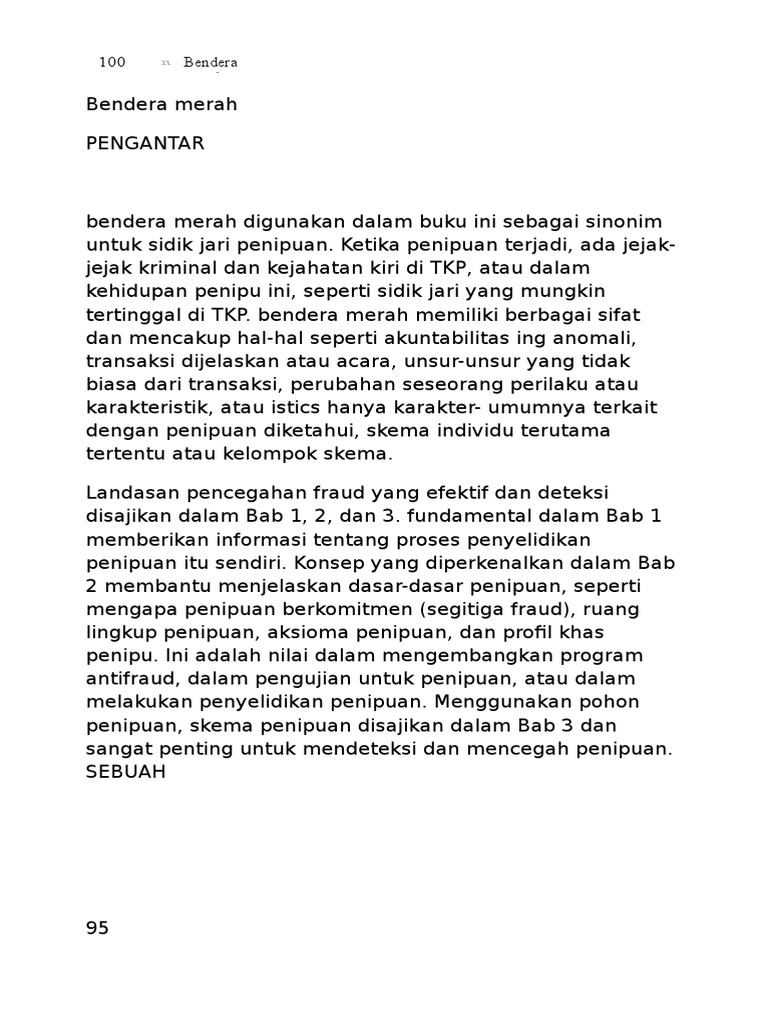 Red Flag Bab Iv | PDF | Bisnis