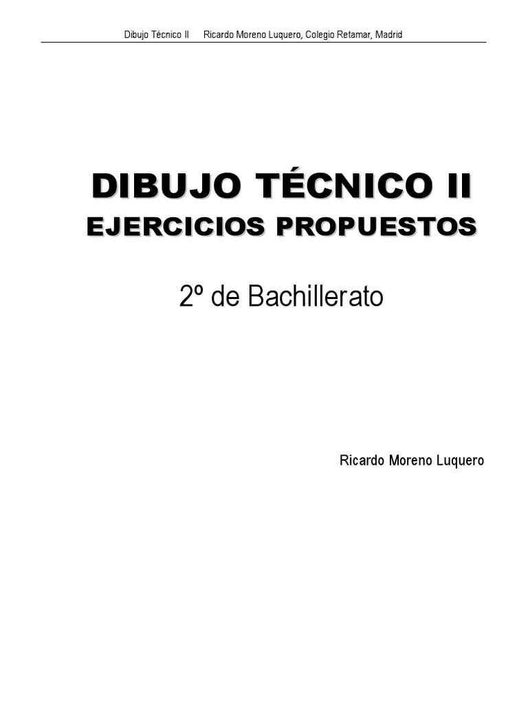 Ejercicios Del Libro Dibujo Tecnico Ii Pdf Pdf Triángulo Tangente