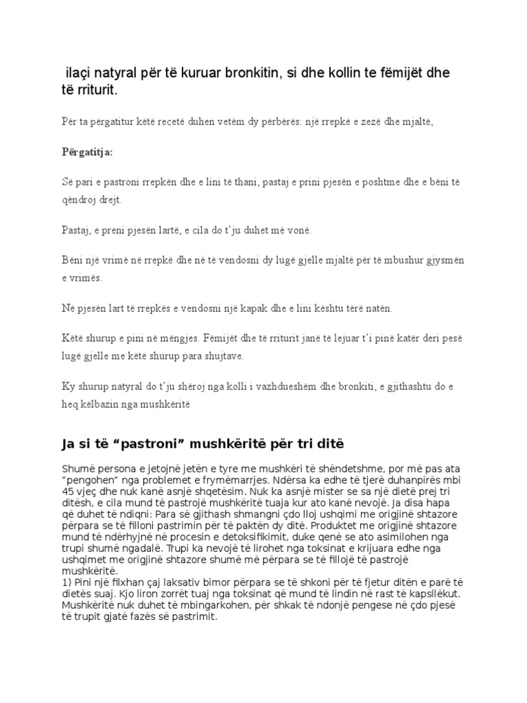 Lëngu Magjik Për Semundje | PDF