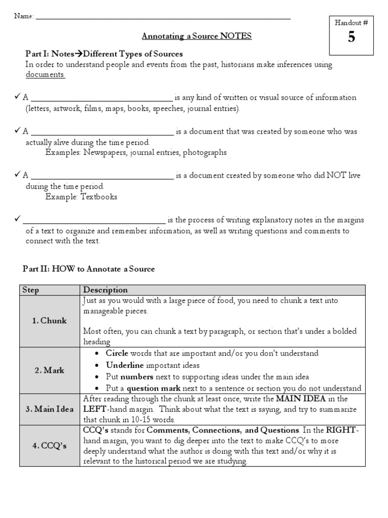 Annotating A Source Notes | PDF | General Fiction | Art