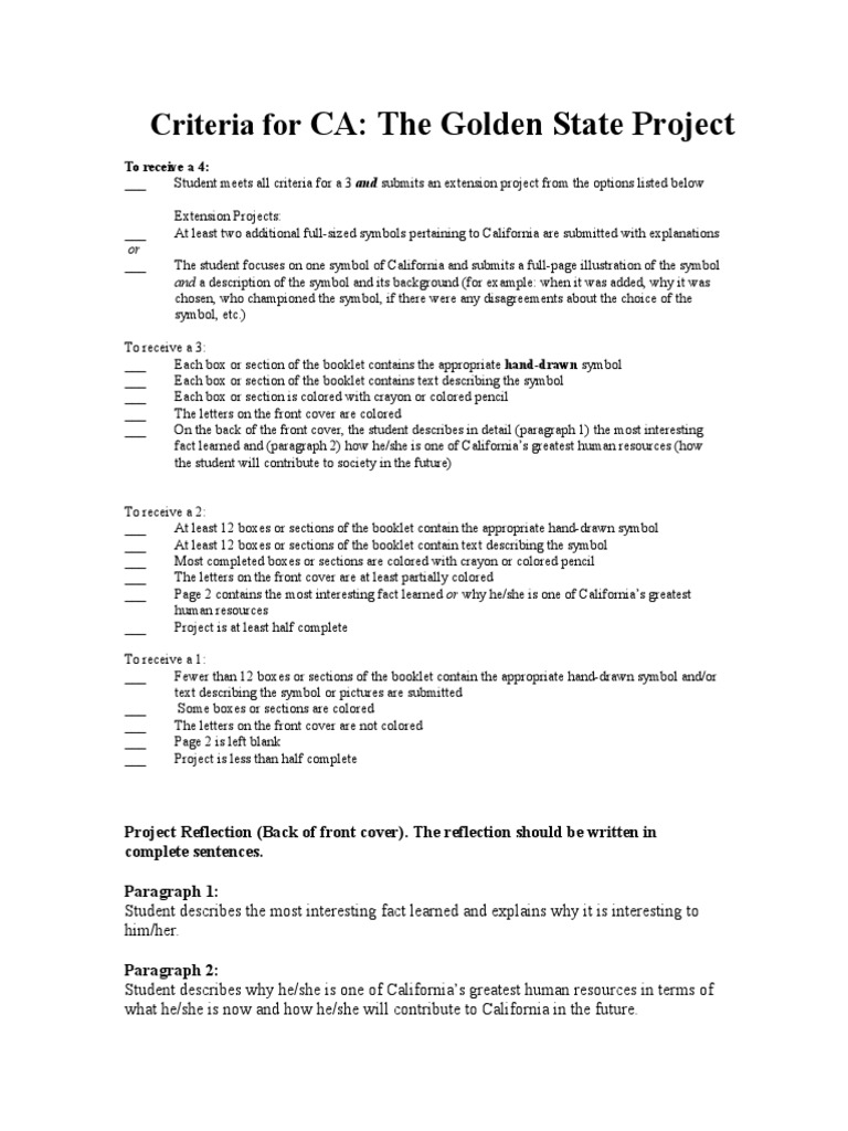 California Symbols Student Guide | PDF