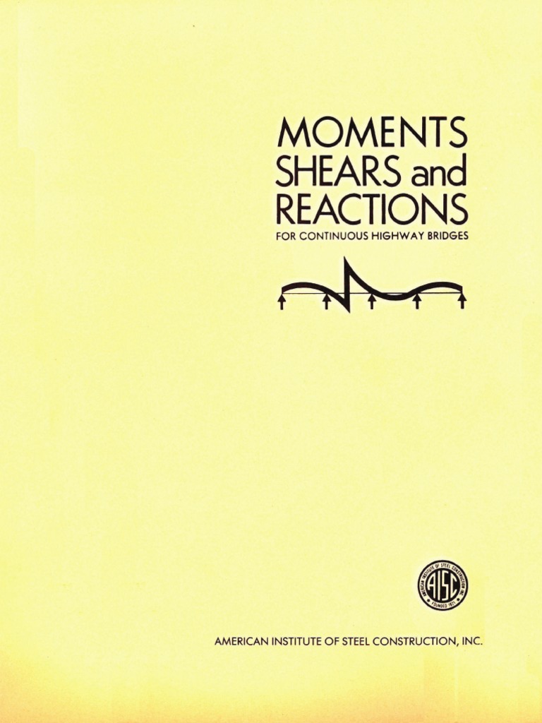 AISC Influence Line Tables PDF | PDF