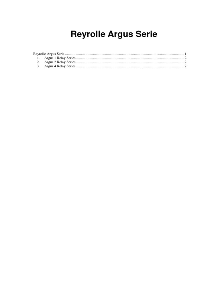 Argus PDF | PDF | Relay | Areas Of Computer Science