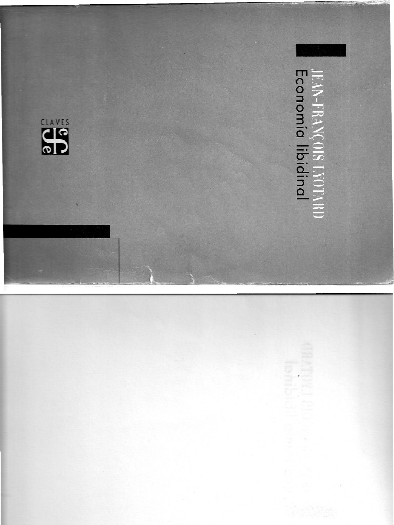Economía Libidinal - Jean-François Lyotard - Formato Texto Editable ...