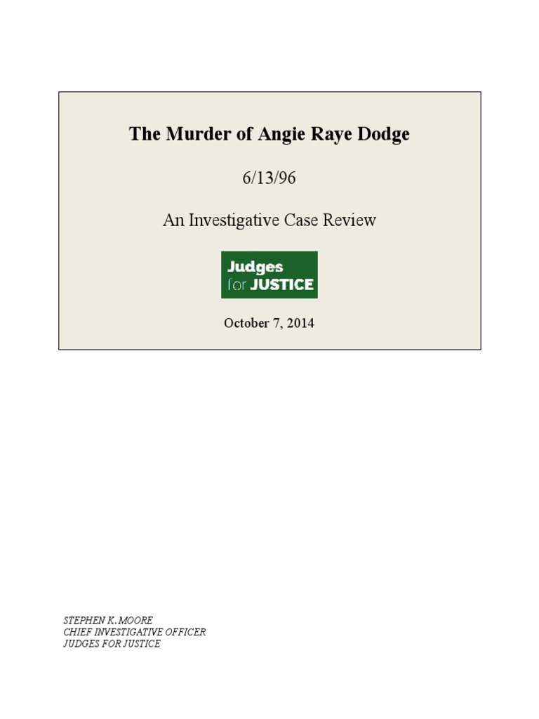 Steve Moore Report | Download Free PDF | Confession (Law) | Federal ...