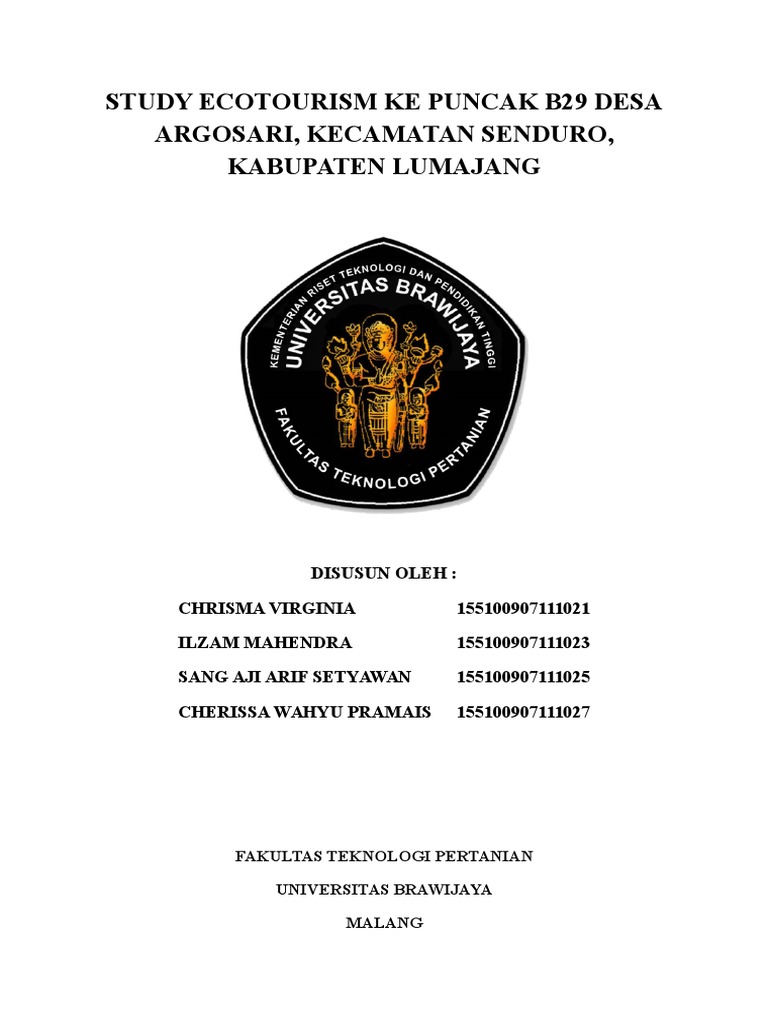 Contoh Cover Karya Tulis Ilmiah | PDF | Sains & Matematika