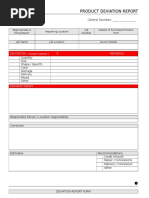 Discrepancy Report Form | PDF