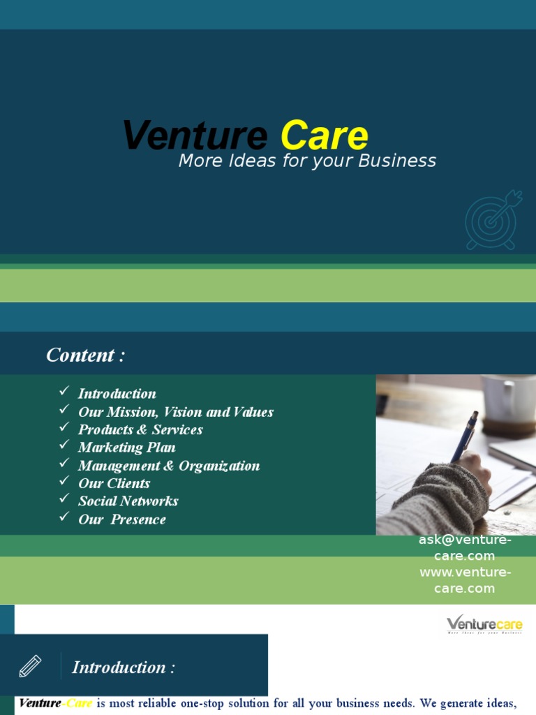 Venture Care: Business Solutions Overview | PDF | Search Engine ...