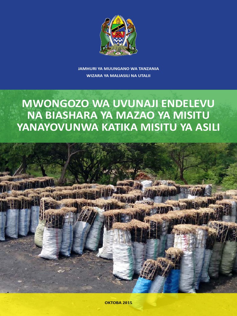 Mwongozo Wa Uvunaji Misitu