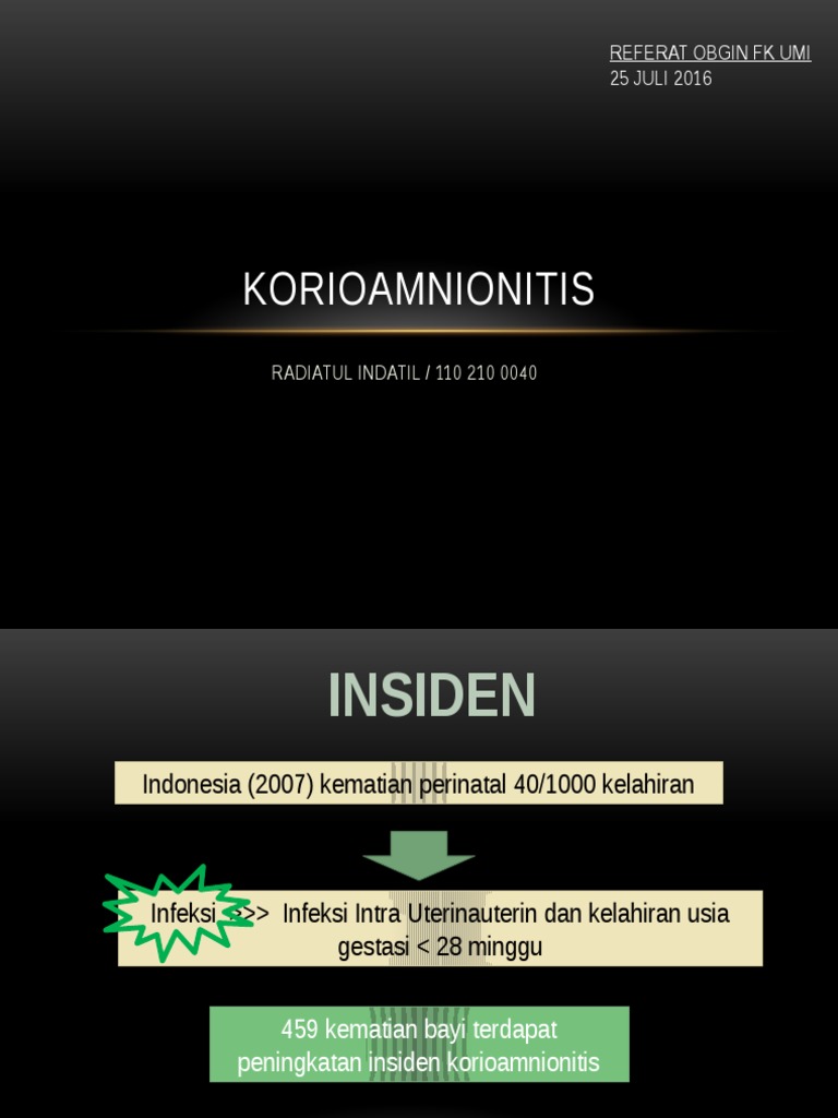 Korioamnionitis | PDF