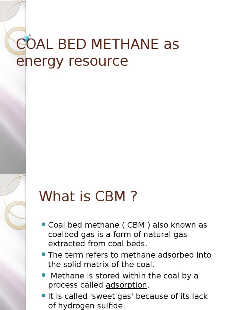 Coal Bed Methane As Energy Resource | PDF | Coalbed Methane | Natural Gas