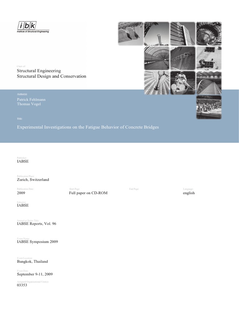 Bridge Fatigue Test | Download Free PDF | Fatigue (Material ...