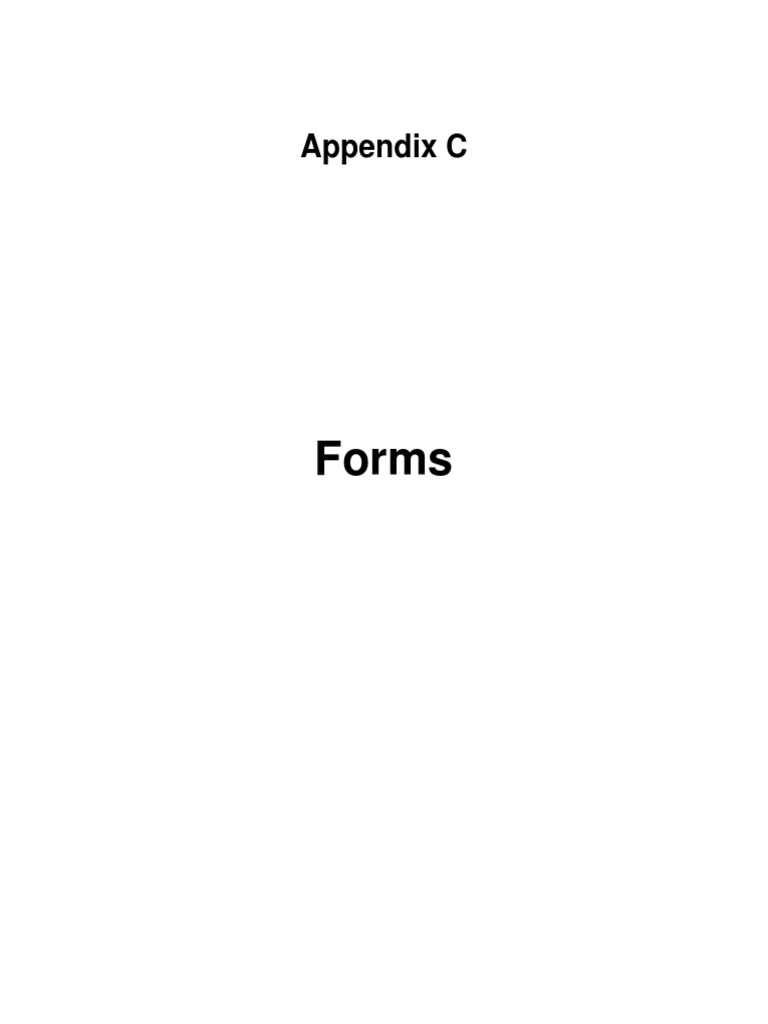 Section 19 - Appendix C - Forms | PDF | Nut (Hardware) | Deep Foundation