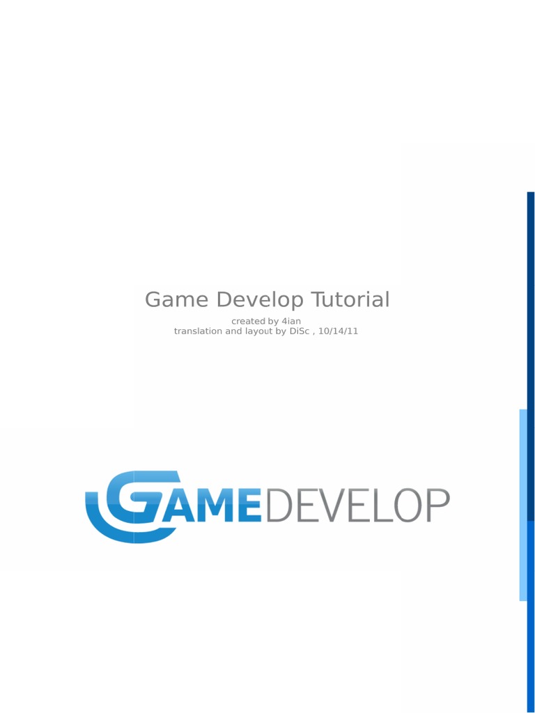 GDevelop Tutorial | PDF