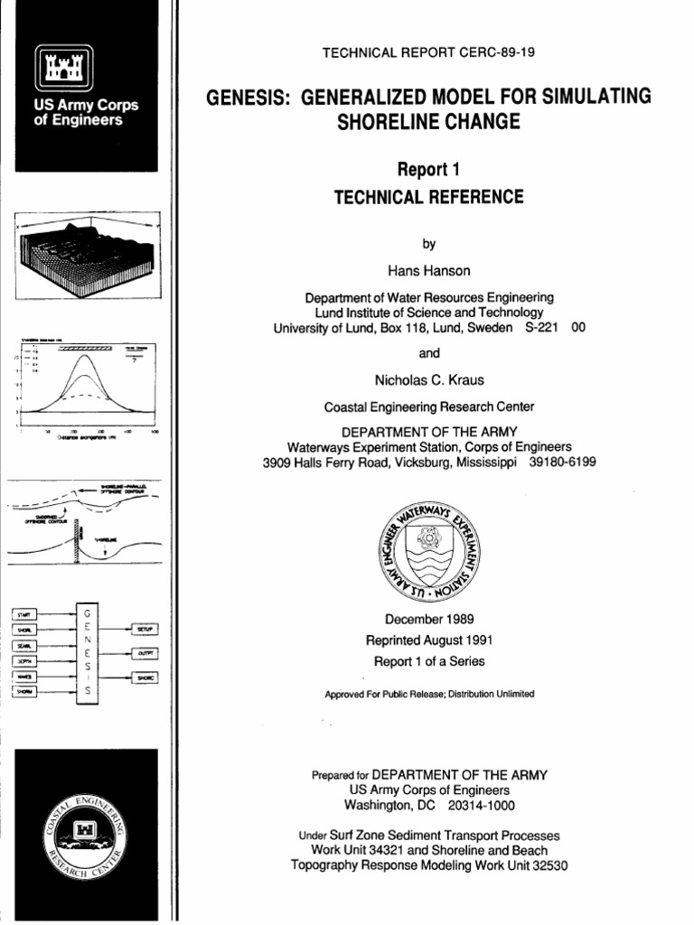 Genesis: Technical Reference | PDF | Beach | Computer Simulation