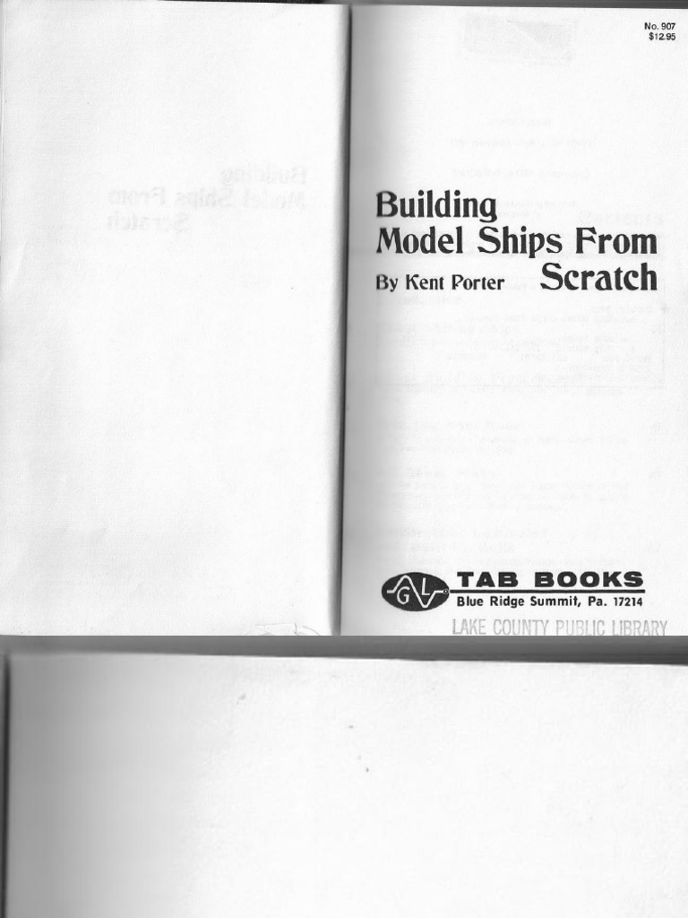Building Model Ships From Scratch - Kent Porter | PDF
