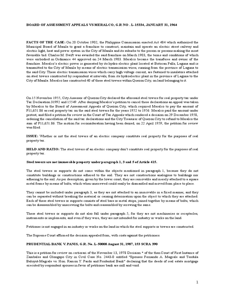 Civil Law Review - Property (Case Digests) | PDF | Lawsuit | Ownership