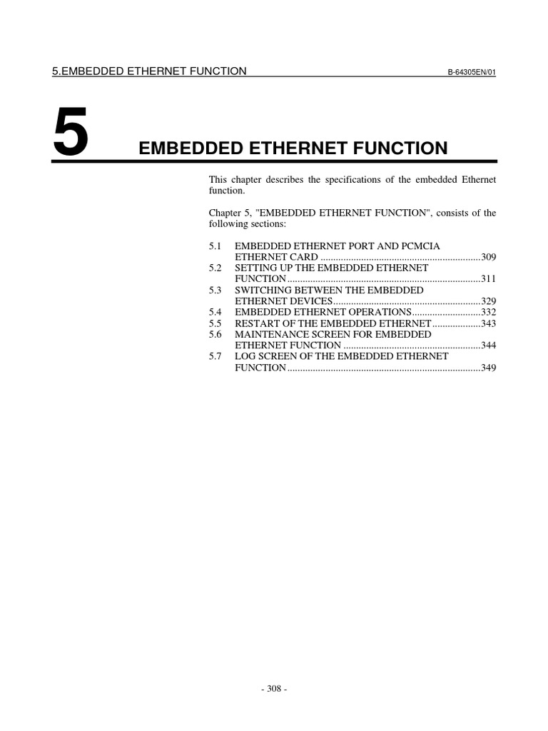 FANUC CNC Embedded Ethernet Setup | PDF | Ip Address | File Transfer ...