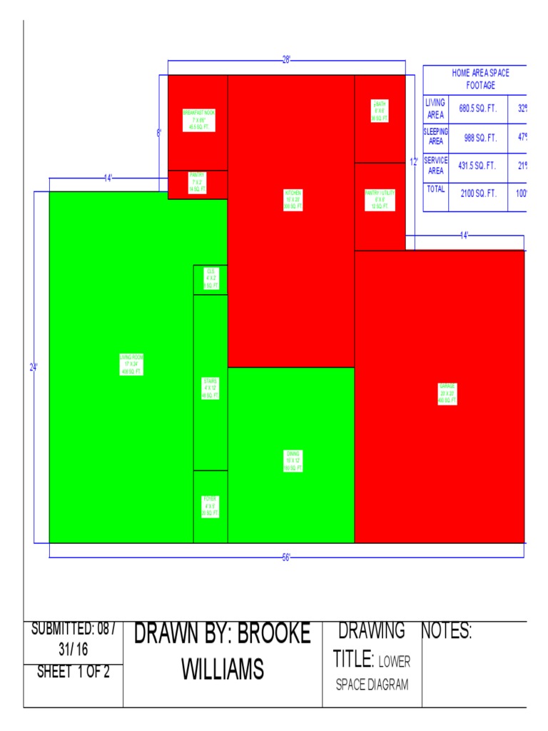 Lower Space Diagram for Home Layout | PDF | Home & Garden | Science ...