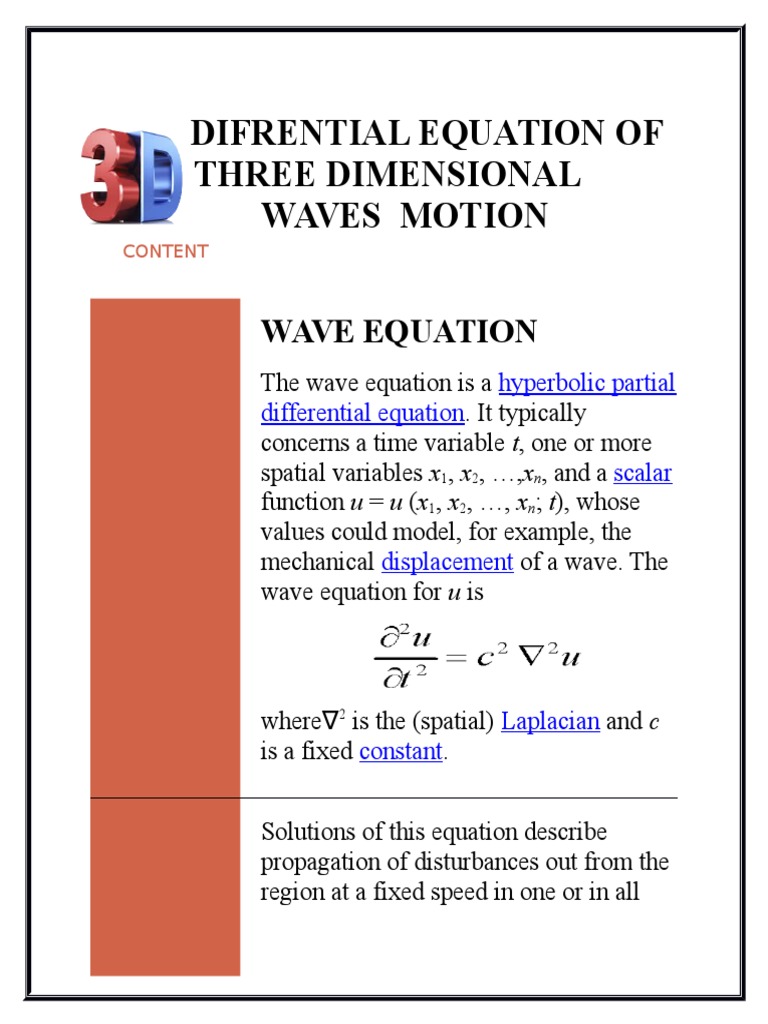 Wave Equation Modified | Download Free PDF | Wave Equation | Medical ...