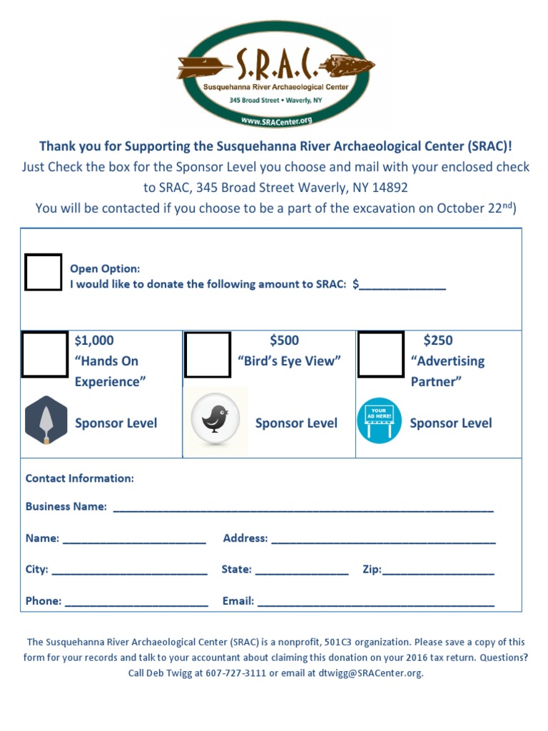 SRAC Giving Campaign 2016 | PDF