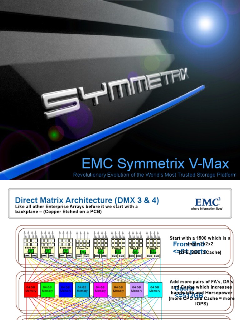 EMC Symmetrix V-Max | PDF | Computer Engineering | Computer Hardware