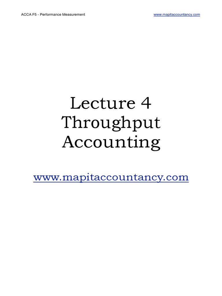 F5 Mapit Workbook Questions & Solutions PDF | PDF | Inventory | Economics
