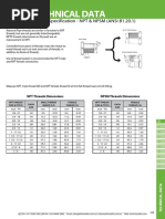 NPT Thread Chart - NPT & NPS Fittings Dimensions & Sizes | PDF ...