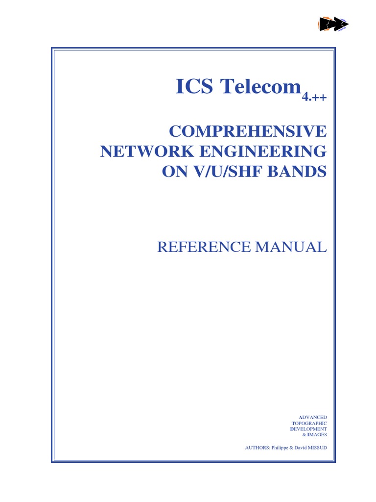 ICS Telecom 4 Reference Manuel | PDF | Icon (Computing) | Menu (Computing)