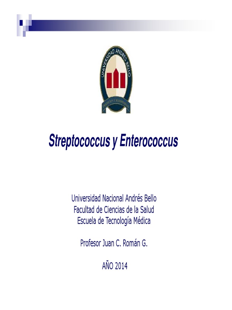 Clase 2.2 Streptococcus y Enterococcus | PDF | Estreptococo | Penicilina